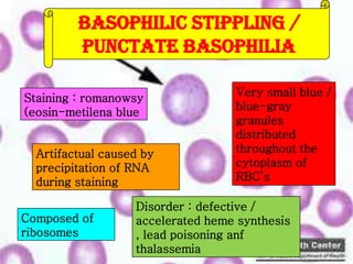 normal and abnormalities in red blood cell | PPTX