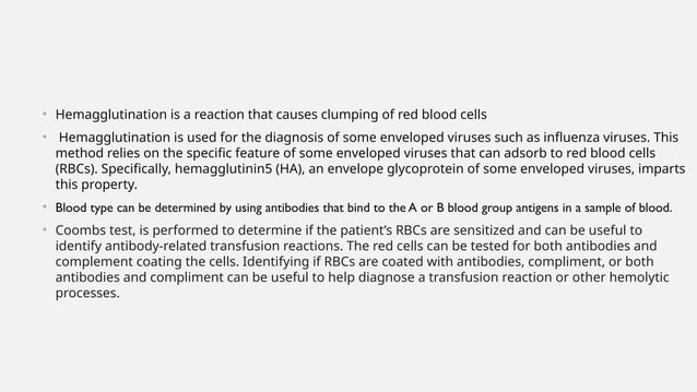Haemagglutination[HA] and Hemagglutination inhibition[.pptx