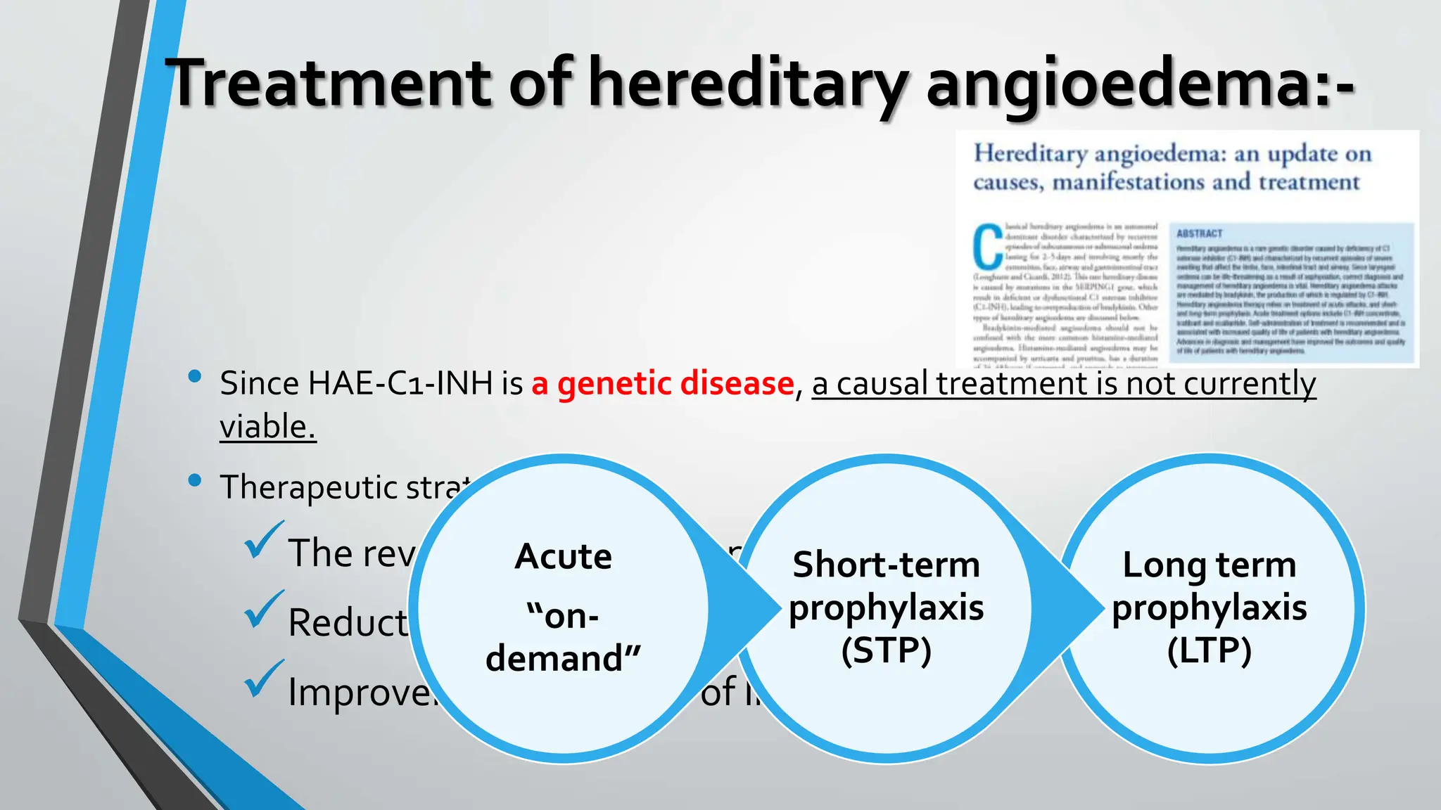 Hereditary angioedema managment last.pptx