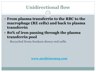 Iron metabolism | PPTX | Blood Disorders | Diseases and Conditions