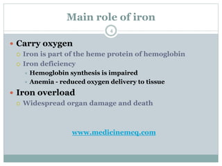 Iron metabolism | PPTX