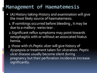 Haematemssis in pregnancy | PPTX