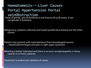 Haematemssis in pregnancy | PPTX