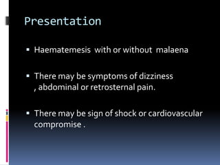Haematemssis in pregnancy | PPTX