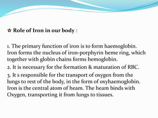 Haematinic agents | PPTX