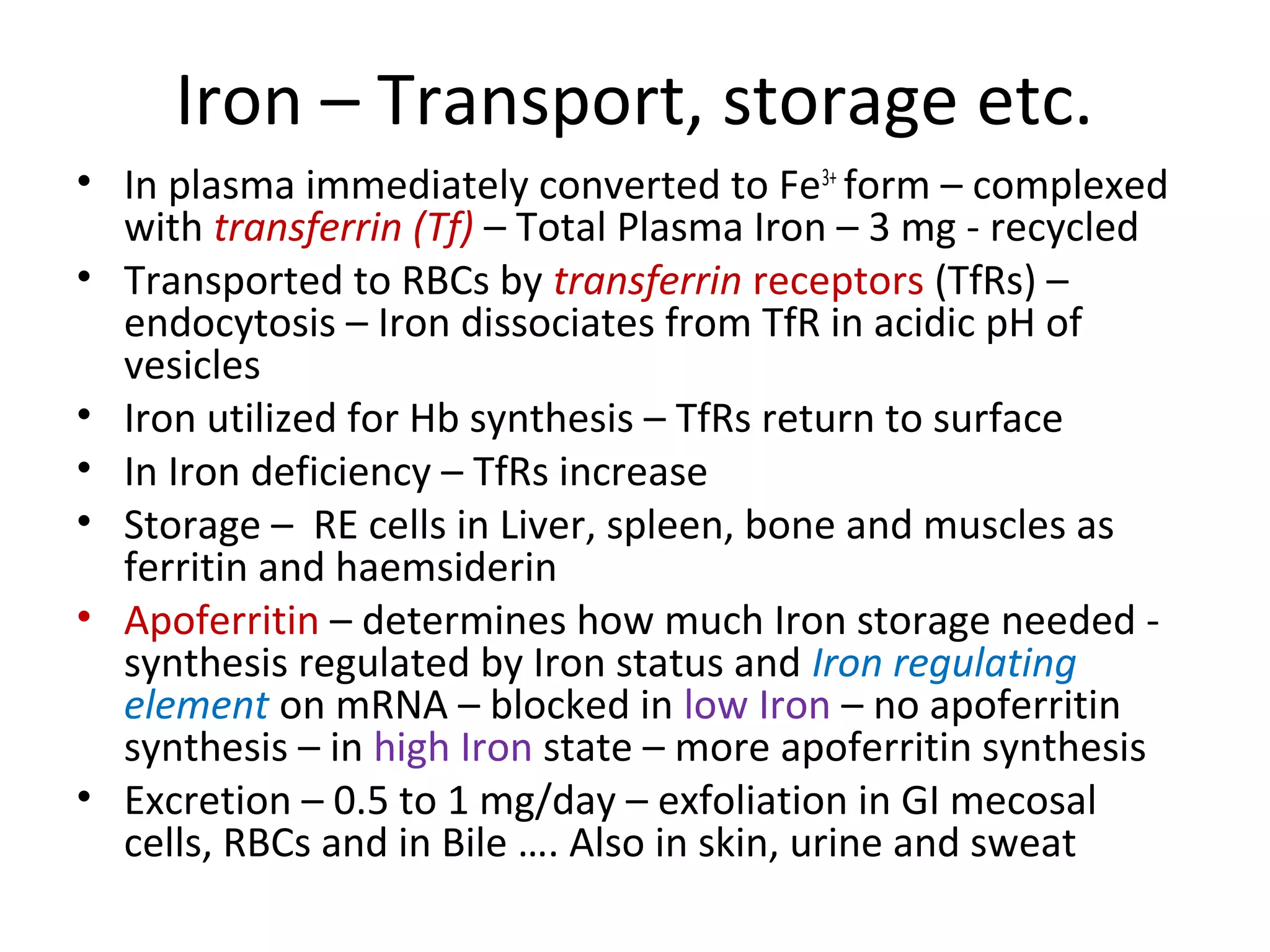 Haematinics | PPT