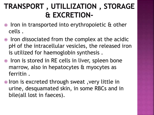 Haematinics | PPTX | Blood Disorders | Diseases and Conditions