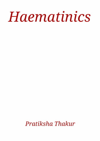 Haematinics | PDF