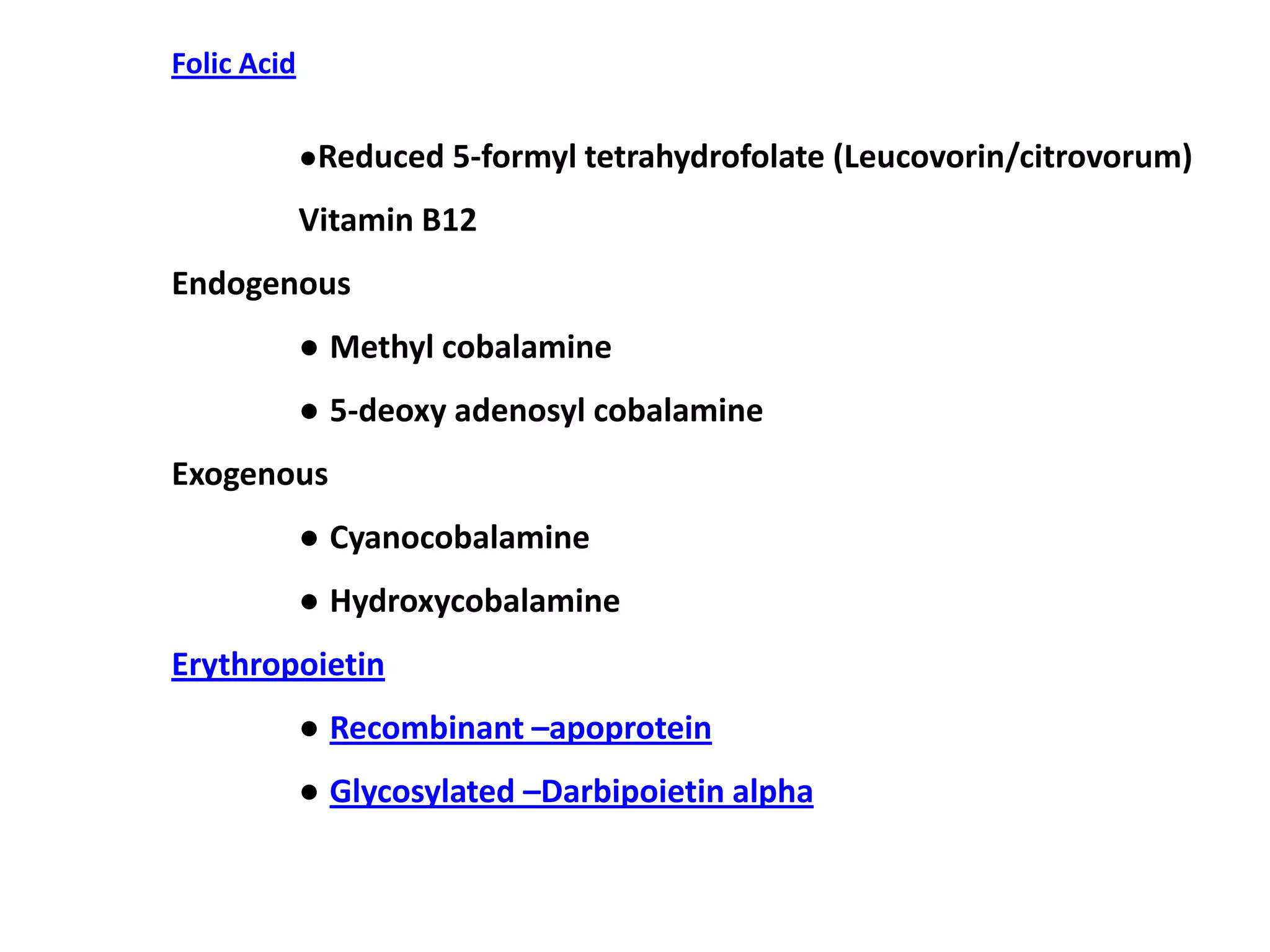 Haematinics , coagulants and anticoagulants-Dr.Jibachha Sah,M.V.Sc ...