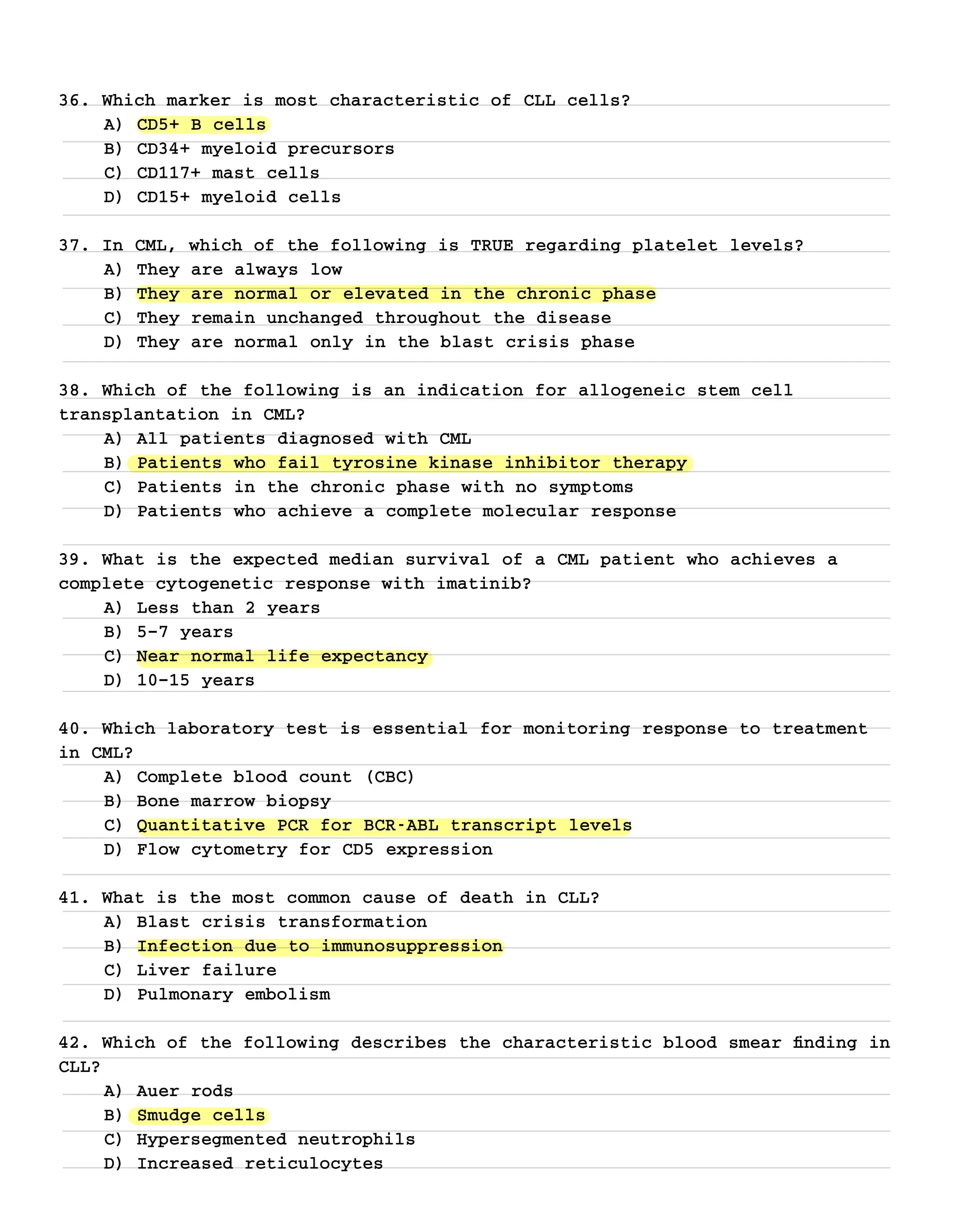 Haematological malignancies (acute lymphoblastic leukaemia (ALL), acute ...