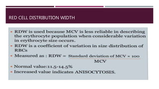 Haematological tests | PPTX