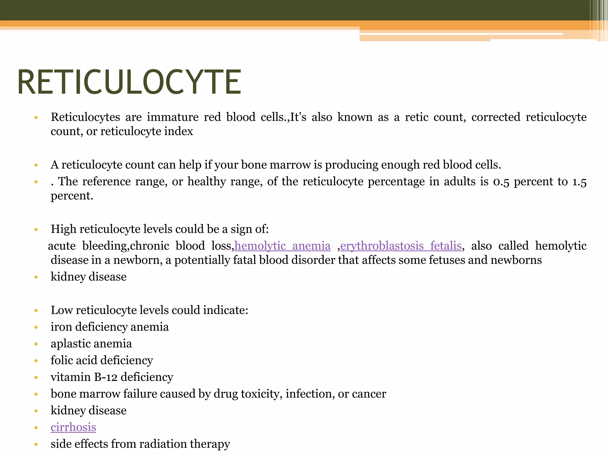 Haematological tests (Common Blood Tests) and significance | PPTX