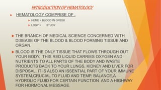 Haematology | PPTX