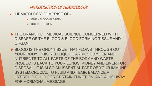 Haematology | PPT