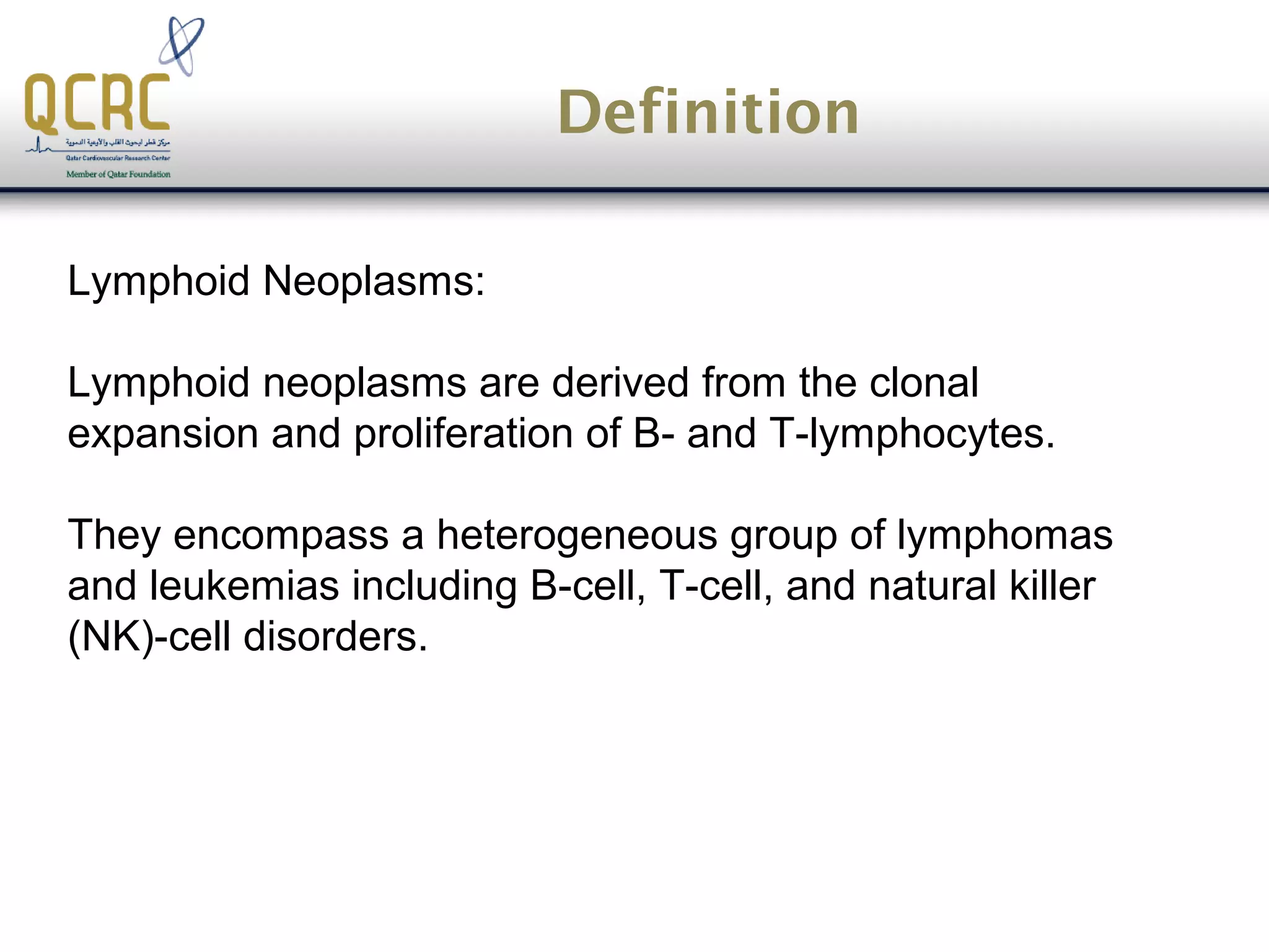 Haematopathology: an introduction to lymphoid neoplasms | PPT