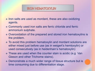 Haematoxylin and its types | PPTX
