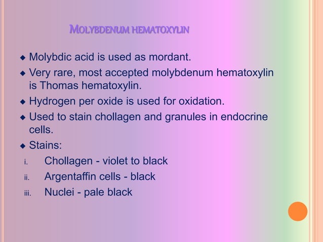 Haematoxylin and its types | PPTX | Blood Disorders | Diseases and ...