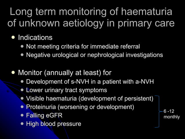 Haematuria in Primary Care | PPT