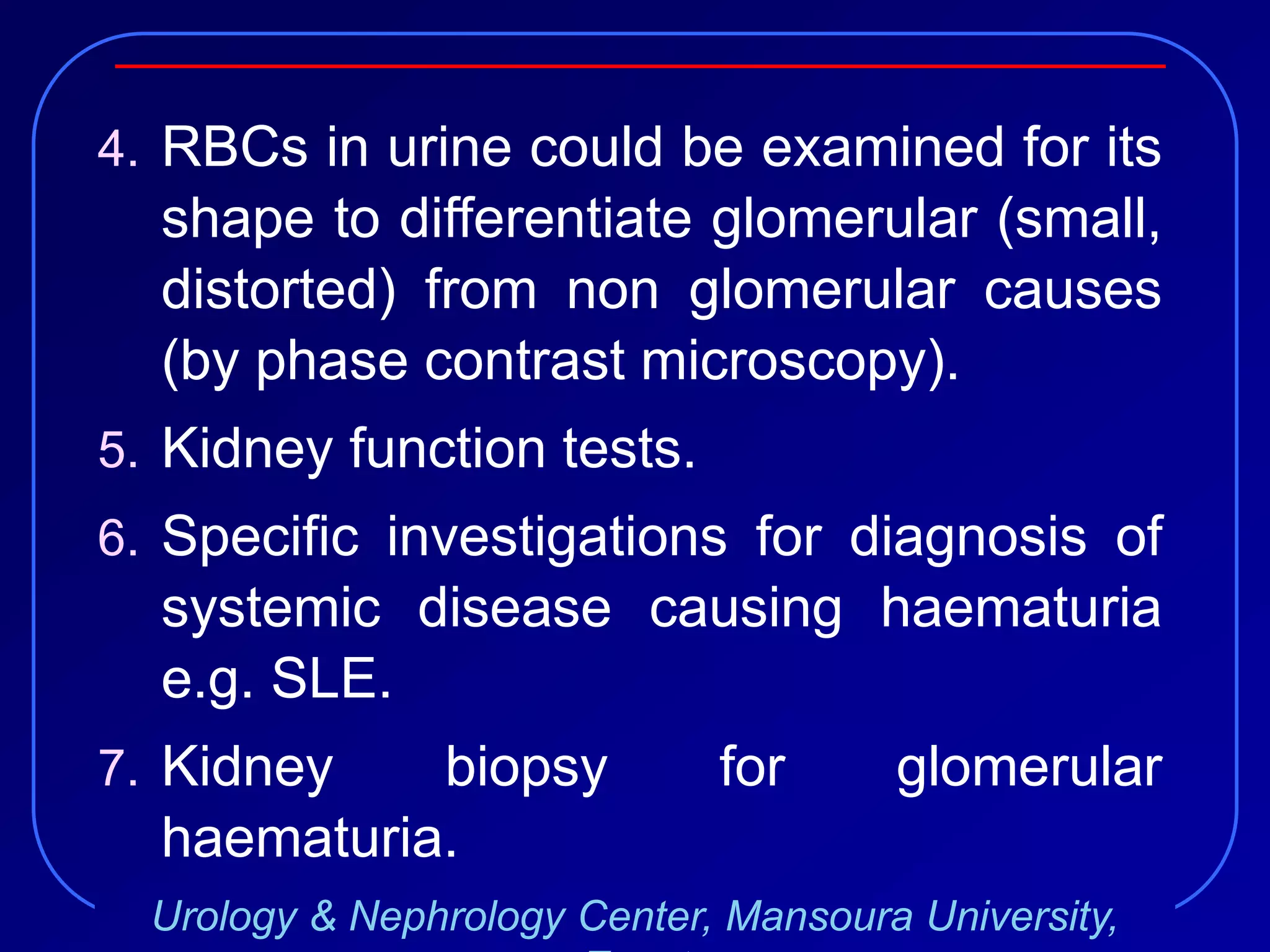 Haematuria prof mohamed sobh | PDF
