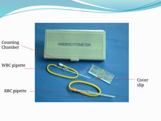 Demonstration of Hemocytometer Power point | PPTX