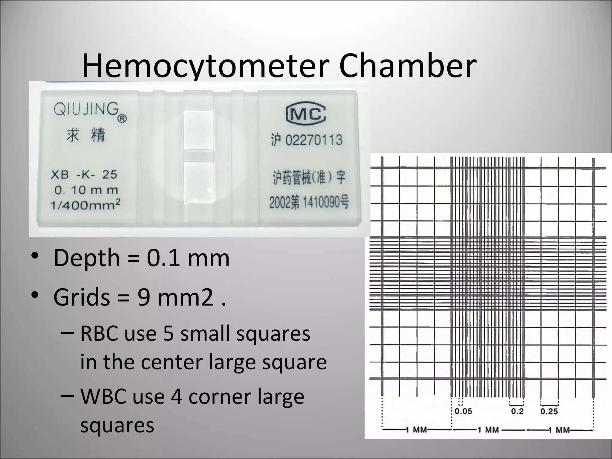 Haemocytometer lectuer | PPT