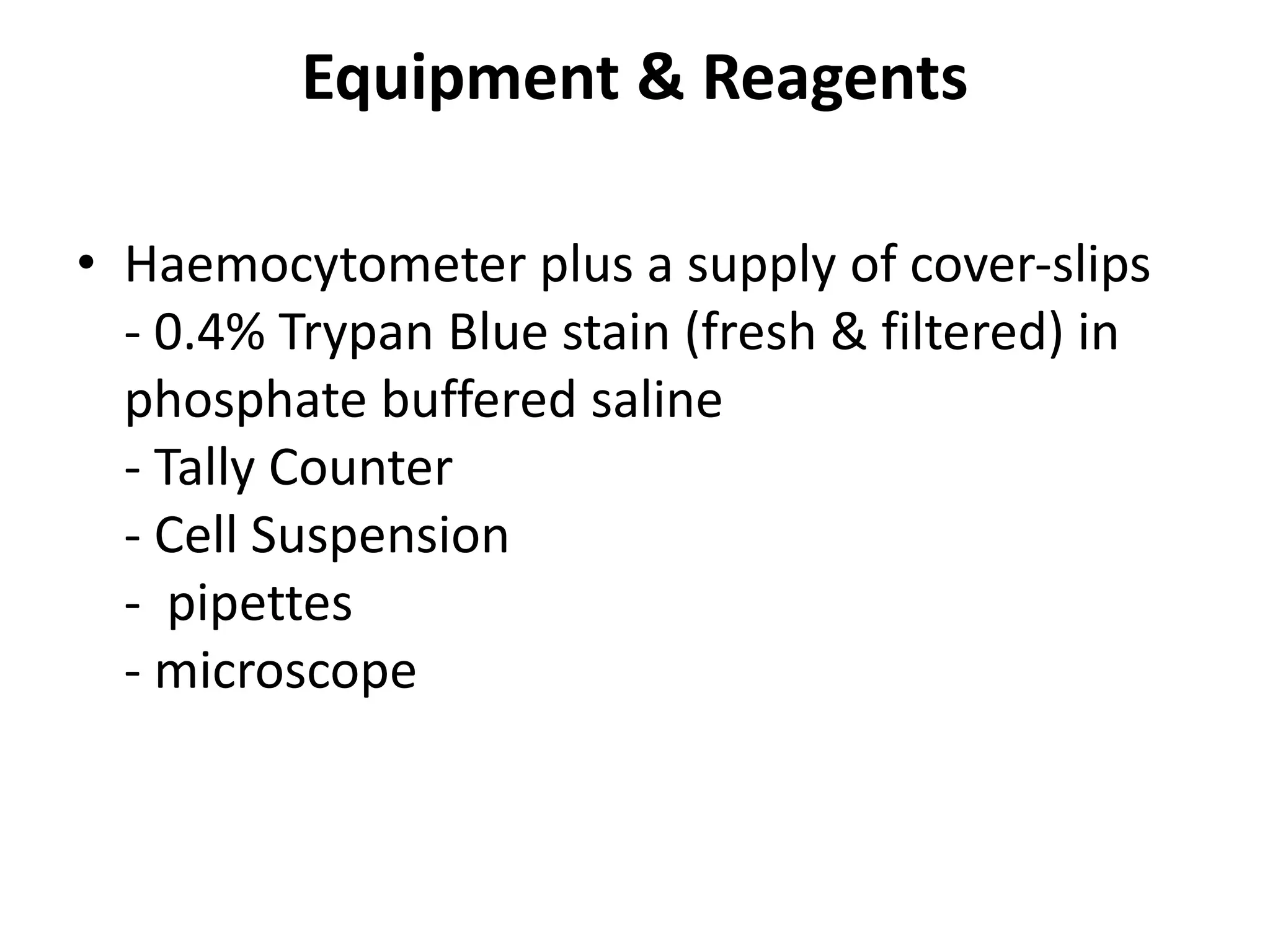 Haemocytometer ppt animal cell culture | PPTX