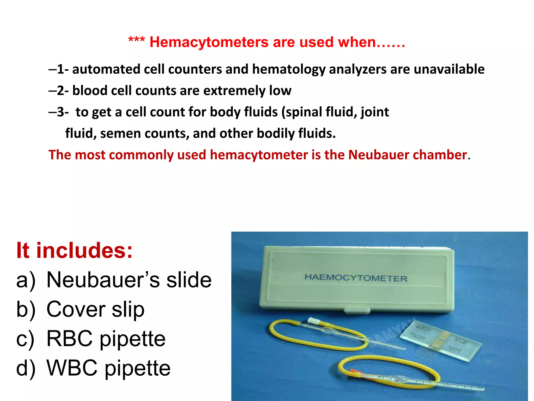 Haemocytometer ppt animal cell culture | PPTX