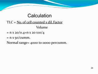 Haemocytometry | PPT