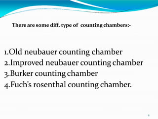 Haemocytometry | PPT