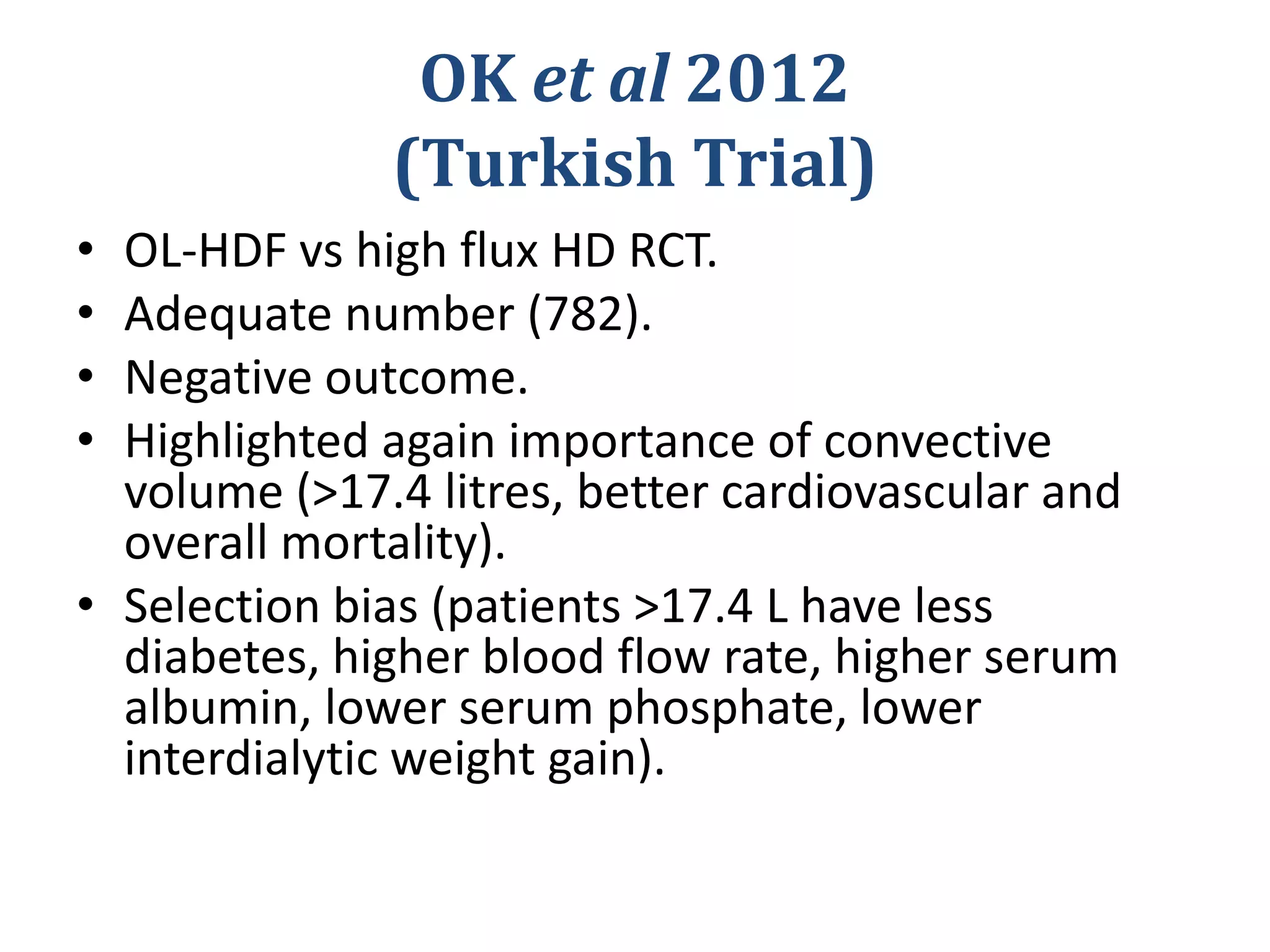 Haemodialysis or Haemodifiltration? - Prof. Mohsen El Kosi | PPTX