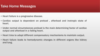 Haemodynamic changes in heart failure | PPTX