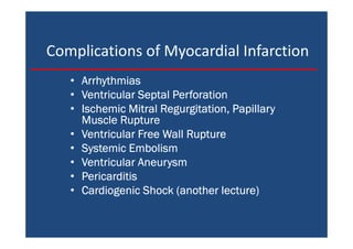 Haemodynamic Instability in STEMI | PDF