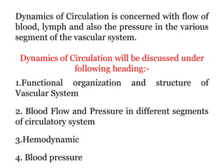 Haemodynamics dr. kamla choudhary | PPT