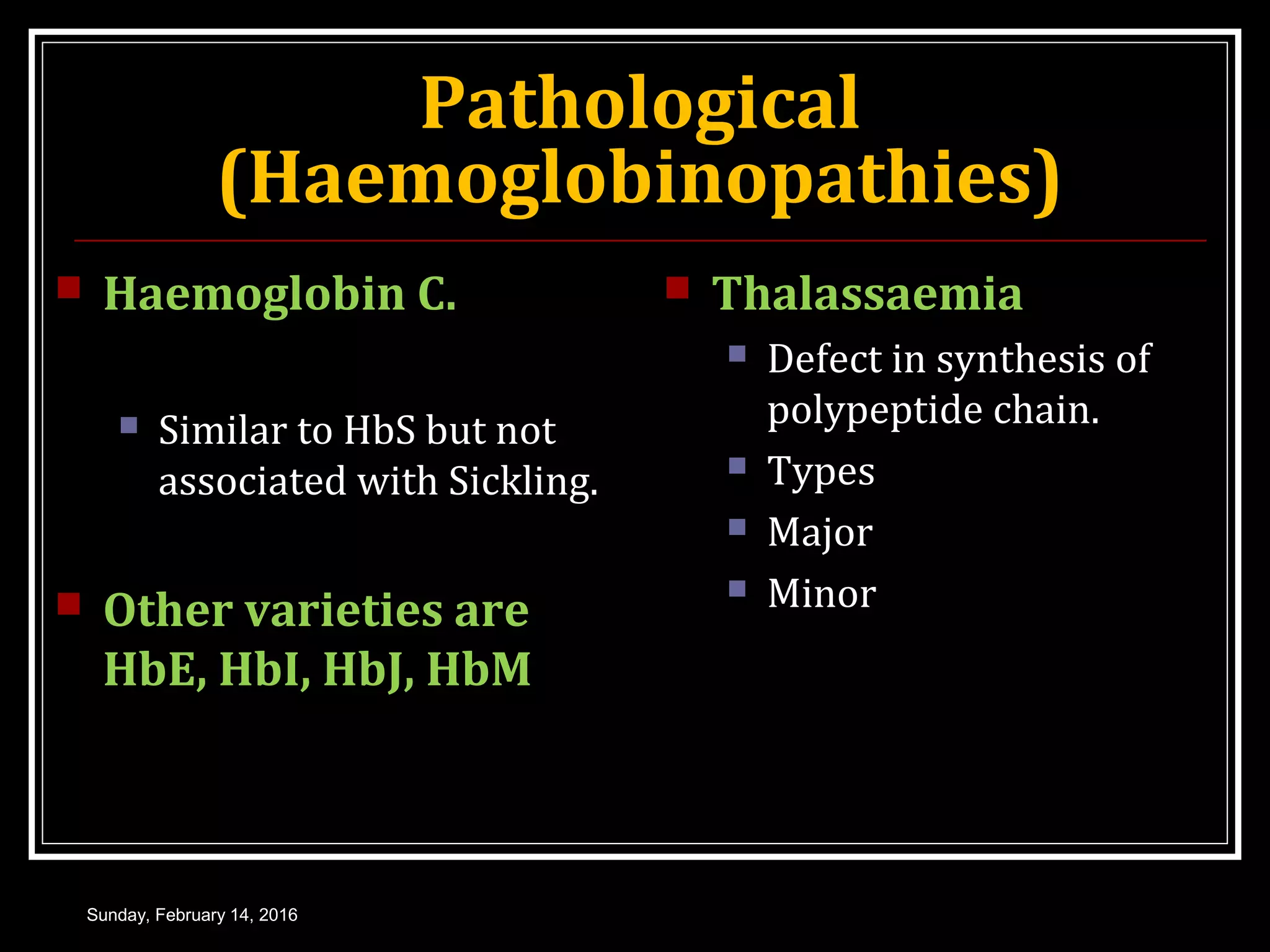 Haemoglobin | PPT
