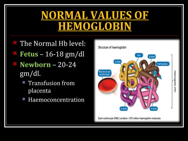 Haemoglobin | PPT | Blood Disorders | Diseases and Conditions