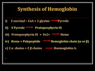 Haemoglobin | PPTX