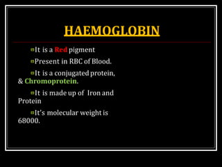 Haemoglobin | PPTX