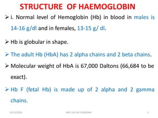 Haemoglobin and Gas Transport.pptx