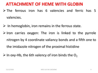 Haemoglobin and Gas Transport.pptx