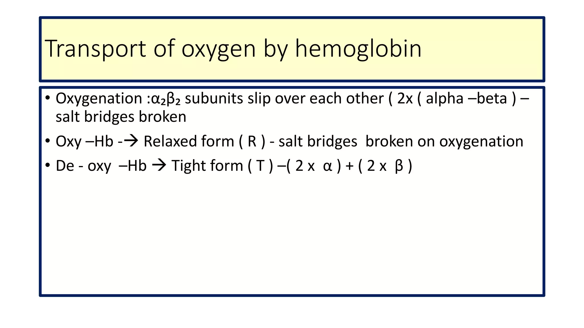 Haemoglobin chemistry | PDF