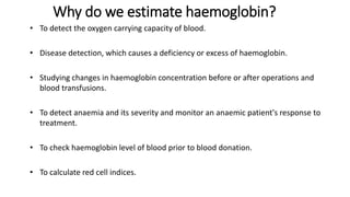Haemoglobin Estimation, haemoglobin .pdf