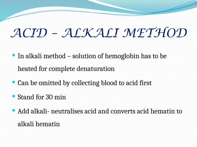 Haemoglobin Estimation Laboratory Practices Ppt