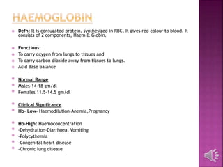 Haemoglobin estmation.pptx practical for lab technicians | PPT