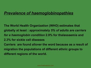 Haemoglobinopathies | PPT