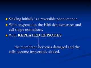 Haemoglobinopathies sickle cell anemia | PPTX