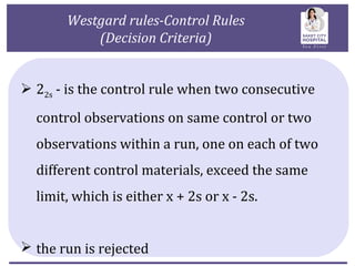 Haemoglobin quality control by maintaining levey jennings chart | PPT
