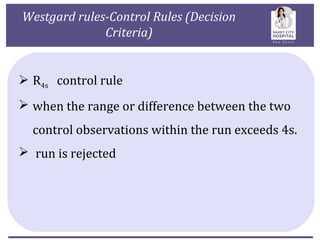 Haemoglobin quality control by maintaining levey jennings chart | PPT