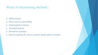 Haemoglobin ss | PPT