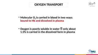 Haemoglobin structure and gas transport (Curriculum 2021) - TBK.pptx