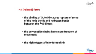 Haemoglobin structure and gas transport (Curriculum 2021) - TBK.pptx